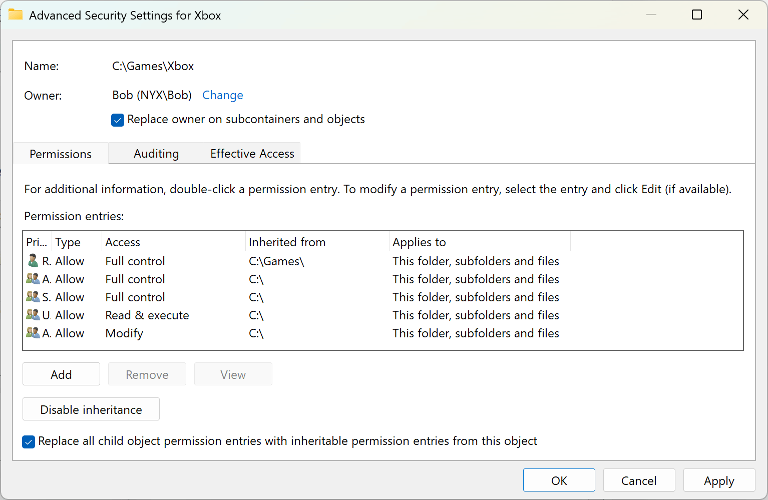 "Failed to enumerate objects in the container. Access is denied." - Microsoft Q&A