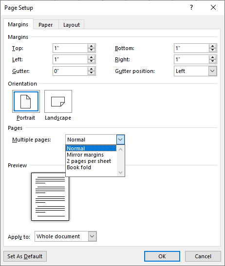 computer will only print booklet format - Microsoft Q&A
