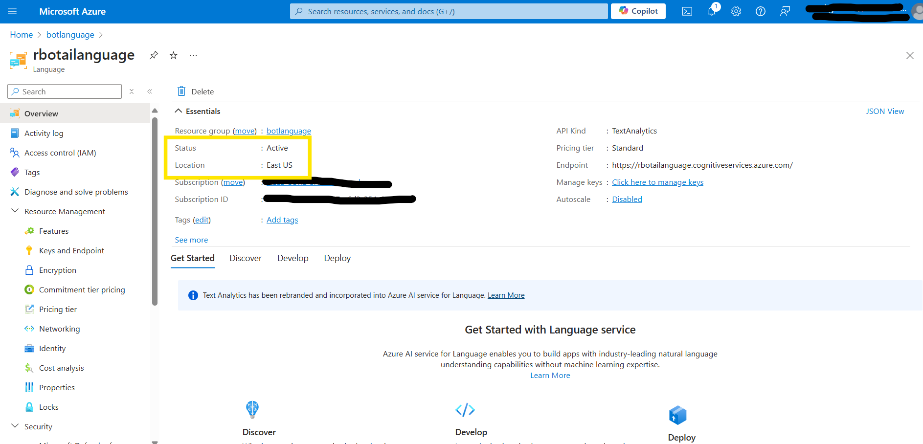 BOT does not get created for the training exercise - Microsoft Q&A