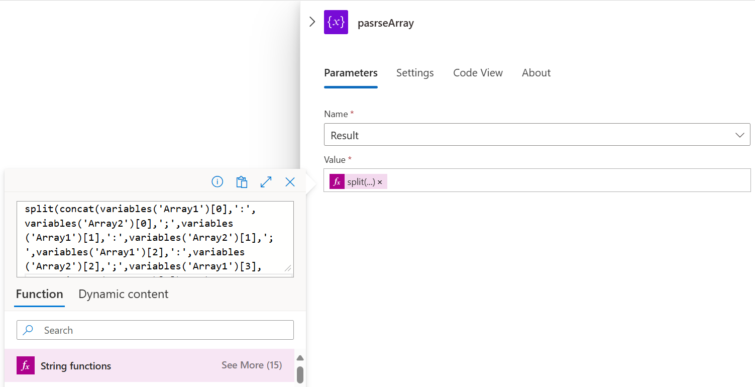 Combine two arrays based on Index - Microsoft Q&A