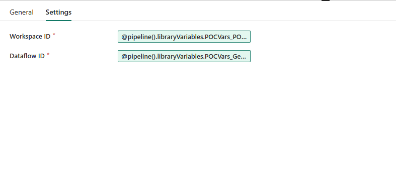 How to parameterize Dataflow WorkspaceId and LakehouseId from Pipeline in Fabric - Microsoft Q&A
