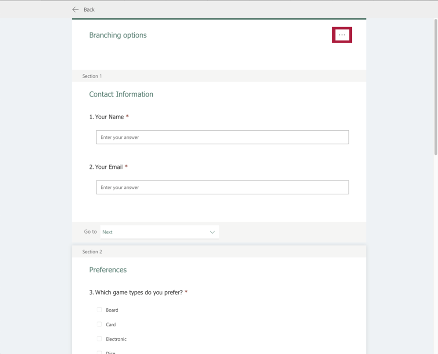 Microsoft Form - Microsoft Q&A