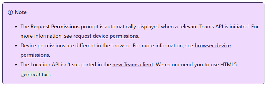 Get participant geolocation in Teams meeting tab - Microsoft Q&A