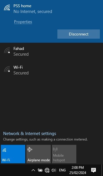 Wifi says "No Internet" after a few seconds or minutes of using and ...