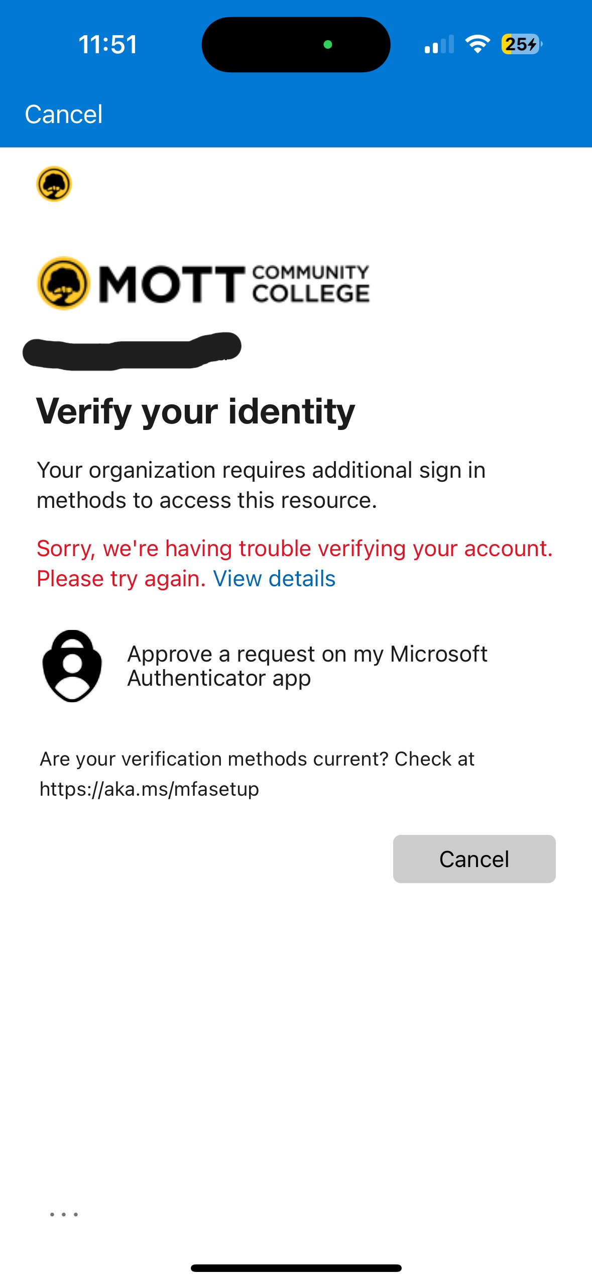 How to get back into my Microsoft authenticator app - Microsoft Q&A