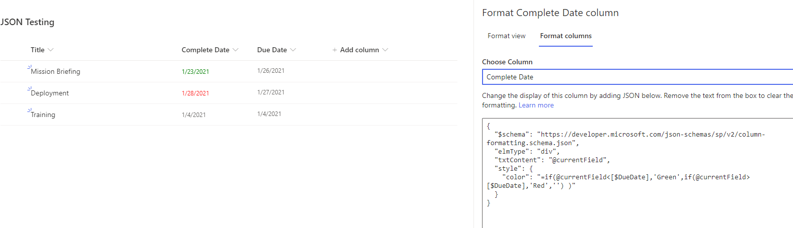 JSON Date - 2 Fields - Microsoft Q&A JSON Date - 2 Fields - Microsoft Q&A