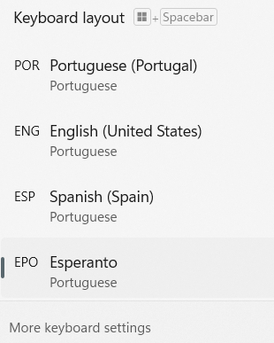 Esperanto Keyboard is not working - Microsoft Q&A