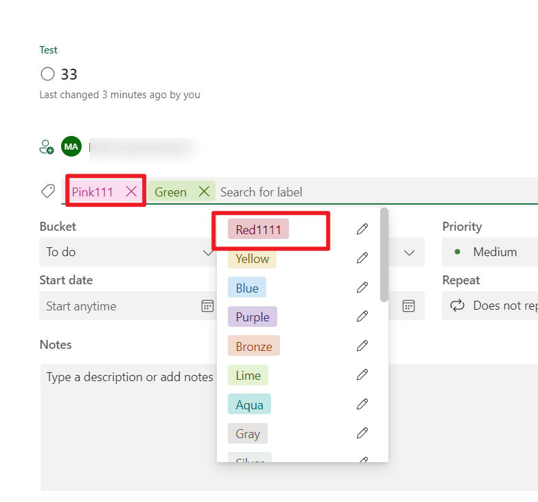 Renaming Labels in Microsoft Planner - Microsoft Q&A