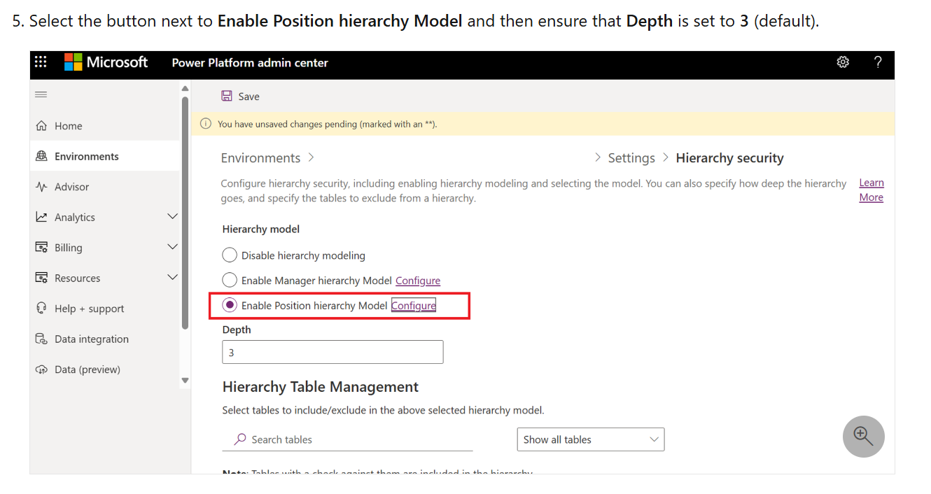 Potential Issue With Dataverse Training Create A Position Hierarchy Microsoft Qanda