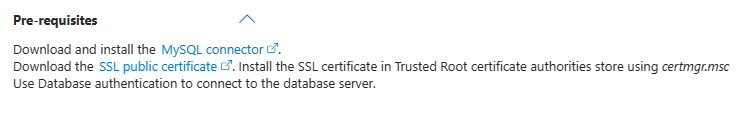Powerbi Service Connection Fails To Azure Database For Mysql Flexible Server Microsoft Qanda