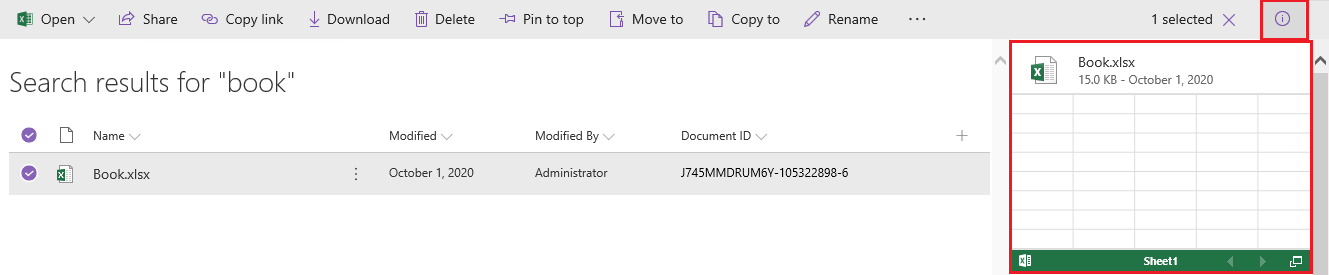 Sharepoint 2019 Search Hover Panel Not Showing Preview Of Only Excel Files Microsoft Qanda