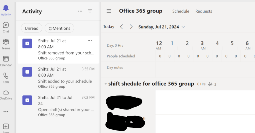 How do I delete a SCHEDULE, not a GROUP in MS Shifts? - Microsoft Q&A