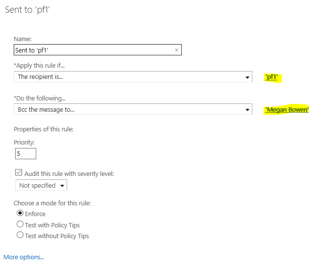 Outlook Office 365 Mailbox Rules - Microsoft Q&A
