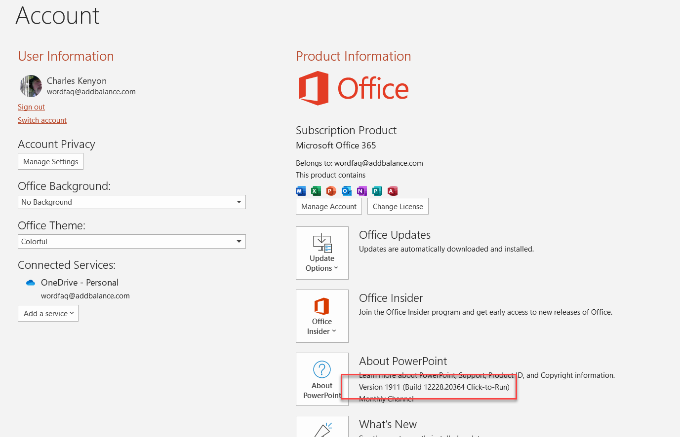 Office 365 PPT: Banner at top and bottom narrow when prez is converted ...