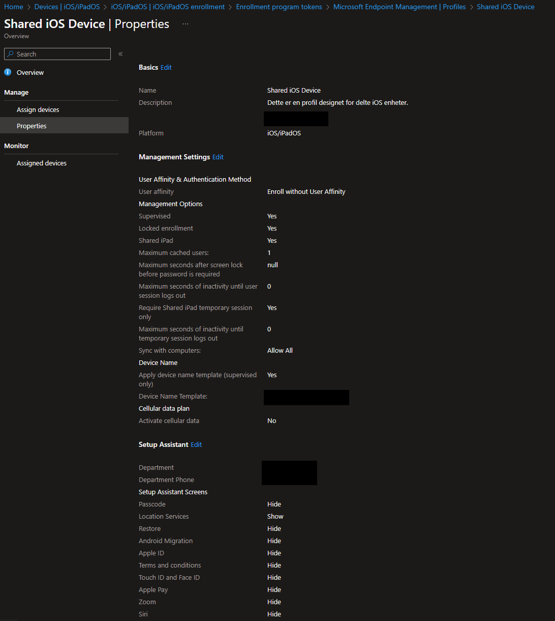 Intune managed shared iPad storage issue - Microsoft Q&A