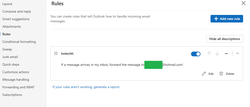 My Outlook Account Was Hacked — Auto-Reappearing Inbox Rule Forwards All Mails to External ...