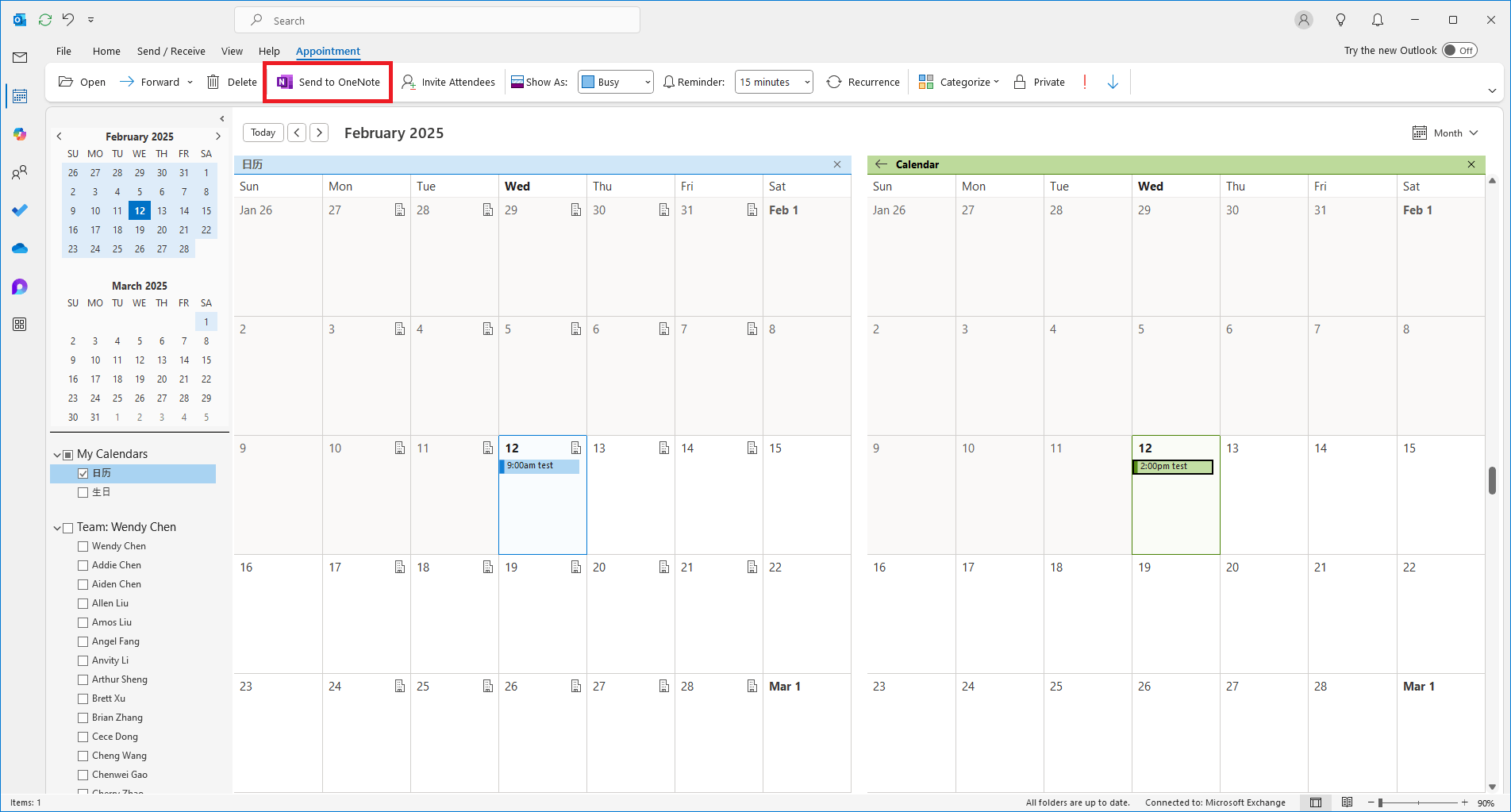 Send to OneNote is missing in Outlook 365 online - Microsoft Q&A