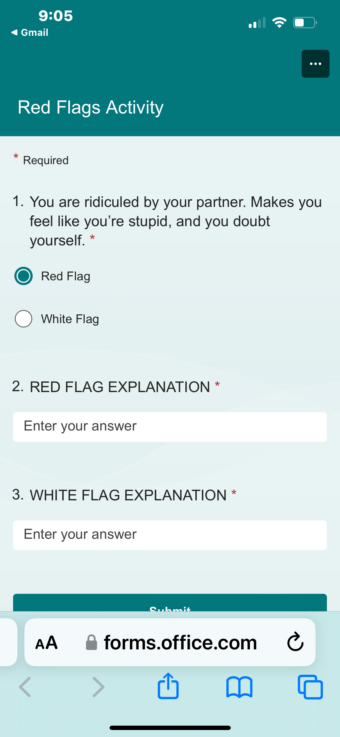 Forms Branching - Microsoft Q&A