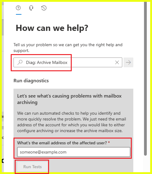 No online archive - Microsoft Q&A