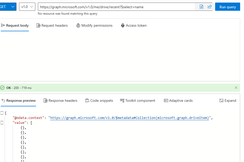 Is the select parameter working properly? - Microsoft Q&A