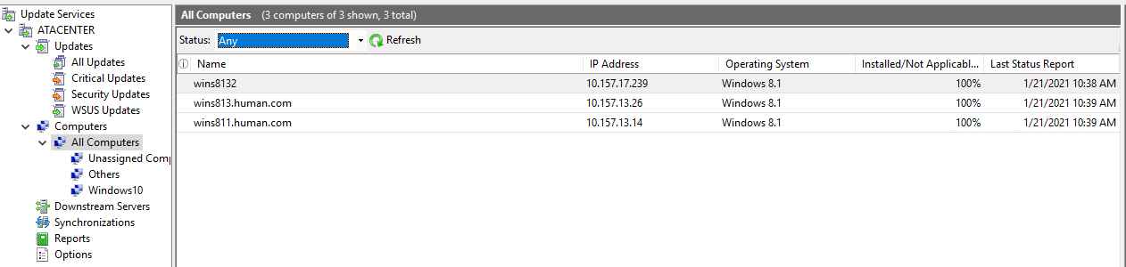 clean wsus events in SUSDB - Microsoft Q&A