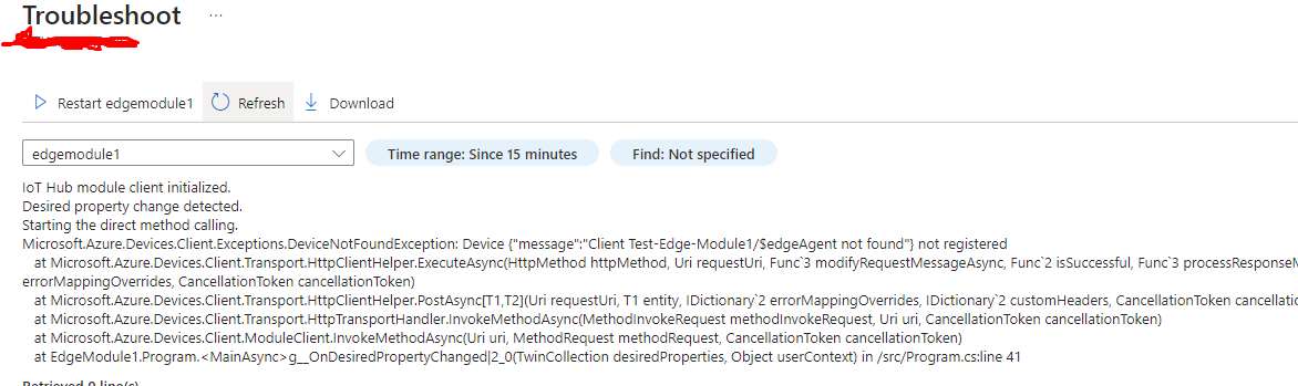 How to Restart the edgehub module using a custom Iotedge Module - Microsoft Q&A