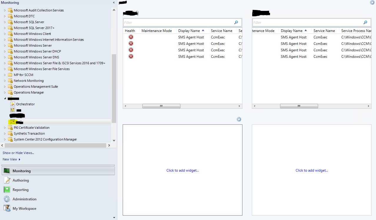 Is it possible to create windows Service State view in SCOM for ...
