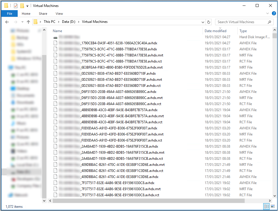 HyperV // A lot of Checkpoints/Snapshots - Unable to merge - Microsoft Q&A