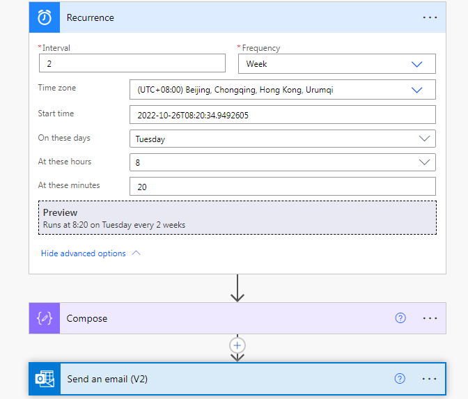 Scheduled Flow - using Week - Microsoft Q&A
