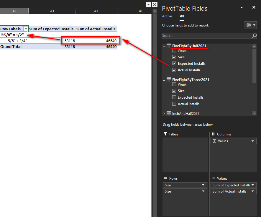 Data Model Vs old Pivot Table data...Help Please... - Microsoft Q&A