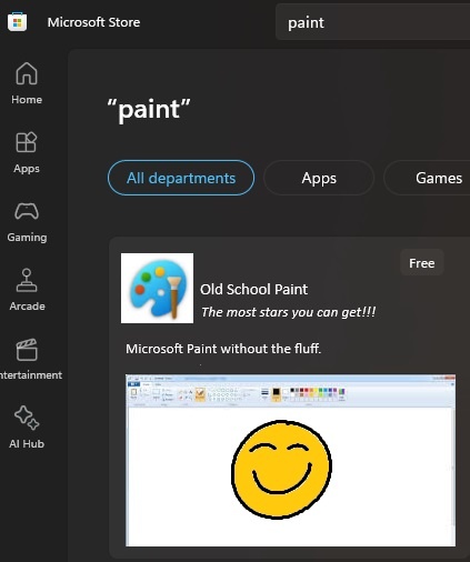 Bring back the old Microsoft Paint - Microsoft Q&A
