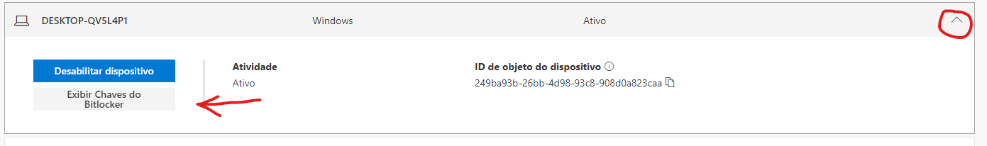 Bitlocker recovery help request - Microsoft Q&A