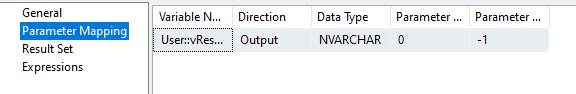 Mapping Fails For The Output Of A Stored Procedure In Ssis Microsoft Qanda