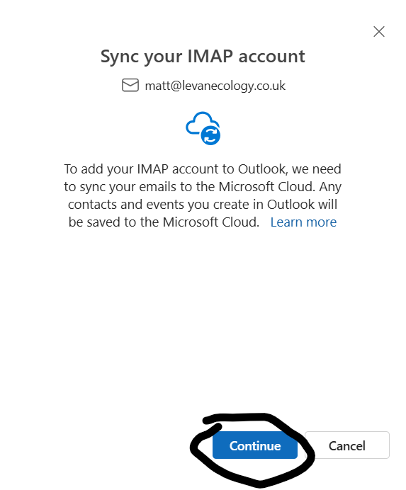 Adding email account from 123-reg - Microsoft Q&A
