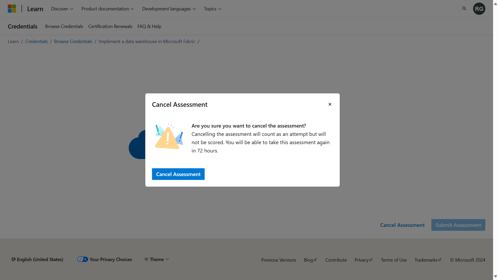 Implement a data warehouse in Microsoft Fabric VM issue - Microsoft Q&A