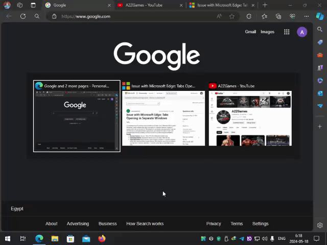 Issue with Microsoft Edge: Tabs Opening in Separate Windows - Microsoft Q&A