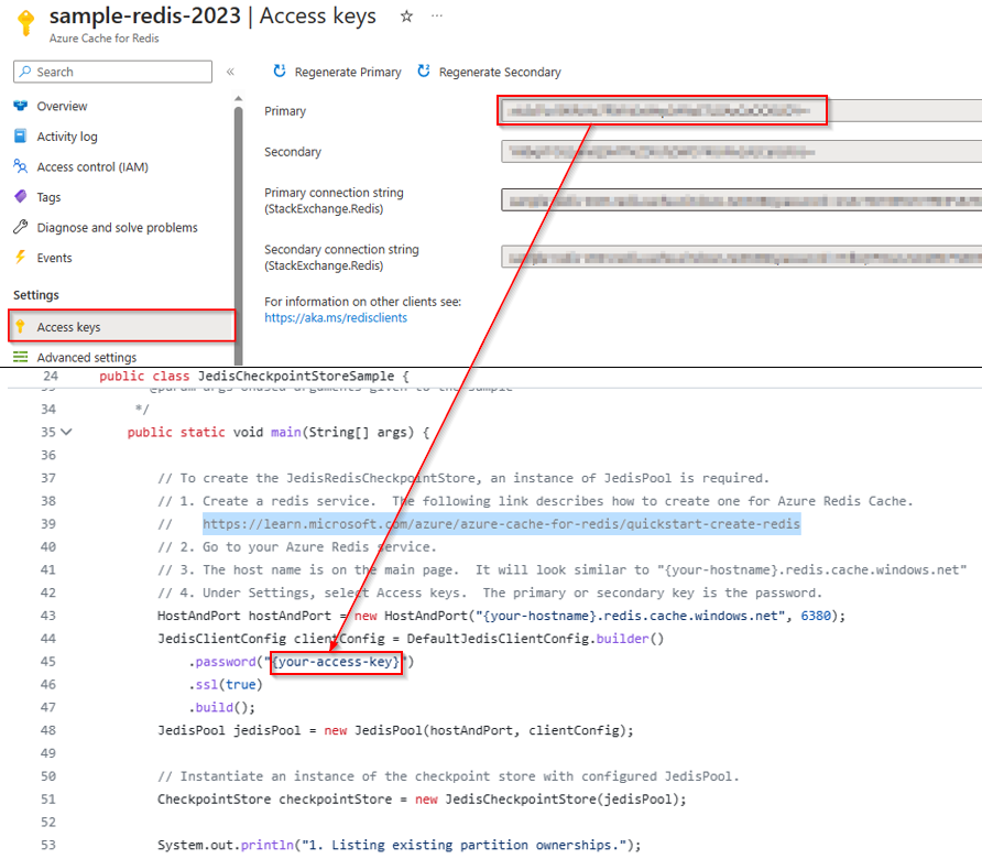Is it possible to use checkpointstore-jedis in spring-cloud-azure ...