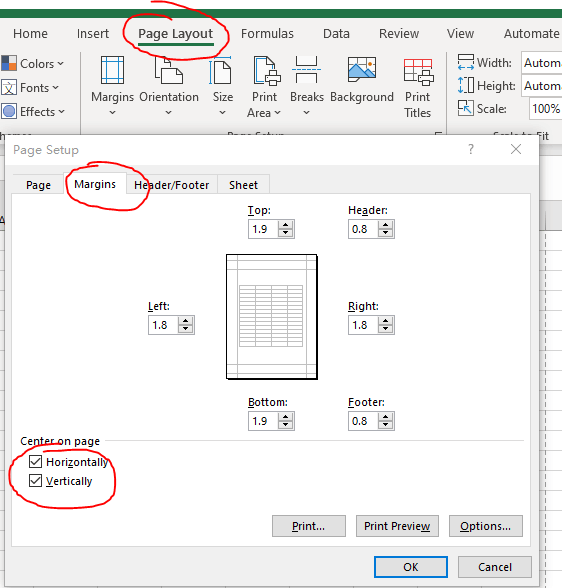 Can you help with a print margin issue - Microsoft Q&A