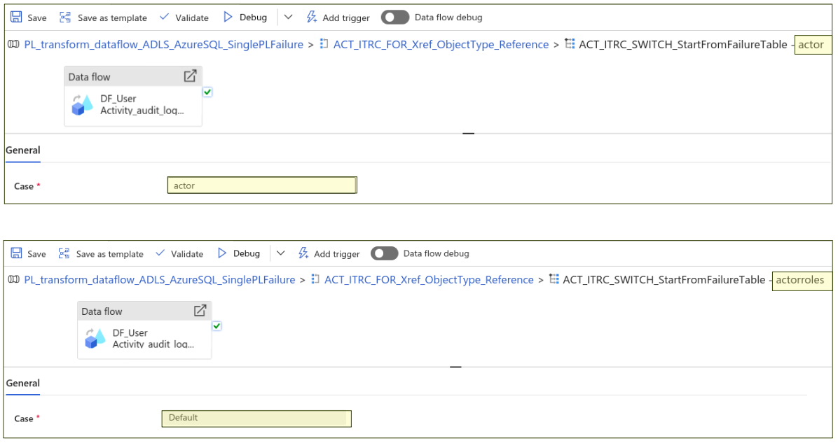 Why in switch activity case name change to default? - Microsoft Q&A
