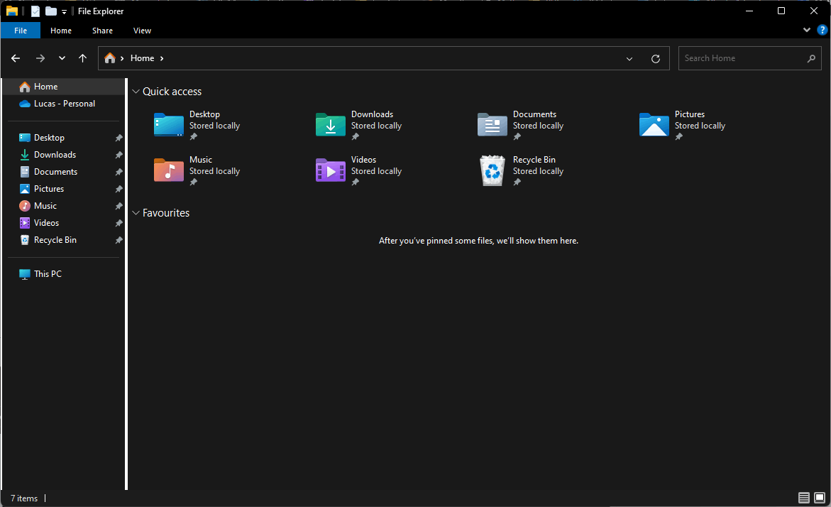 Classic file explorer white vertical bars in dark mode - Microsoft Q&A