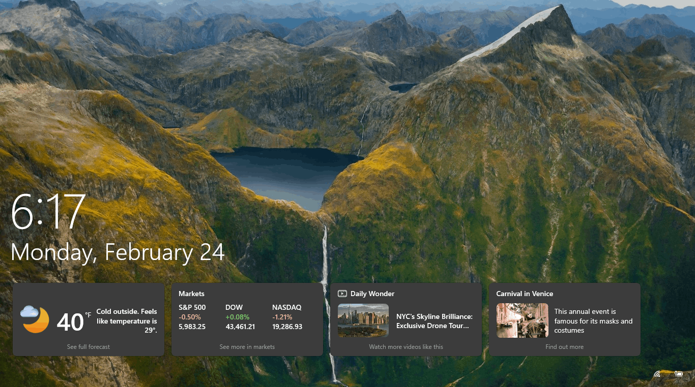 How do I remove Cards/News from my Sign-In/Lock Screen? - Microsoft Q&A