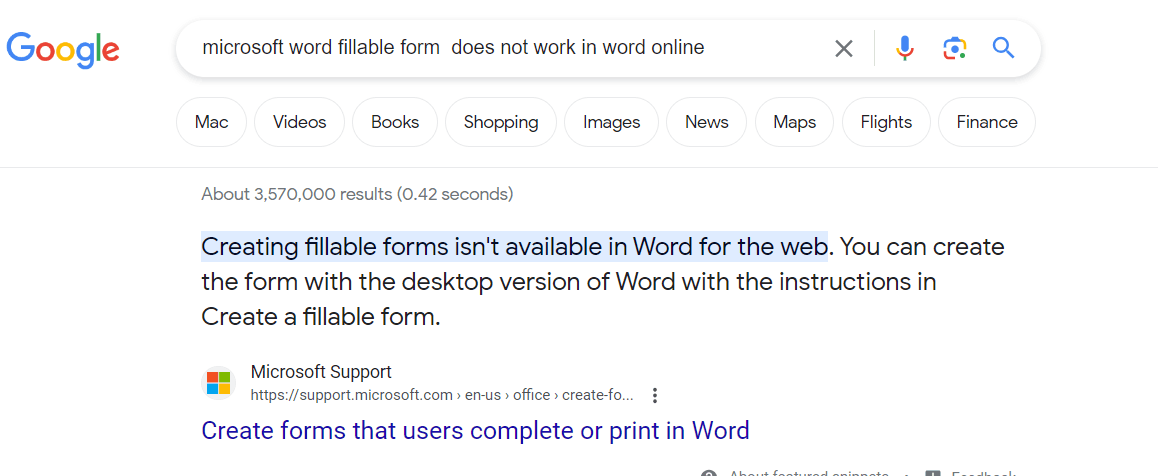 Microsoft Word - form with fillable fields - Microsoft Q&A