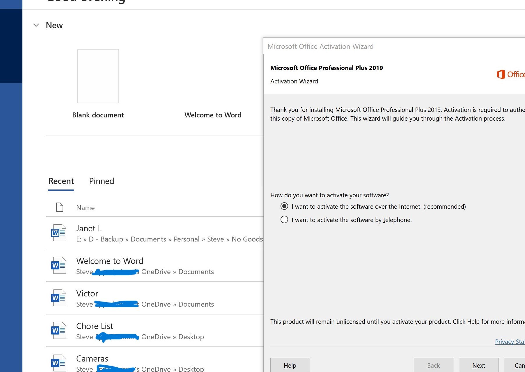 office 2019 won't run - Microsoft Q&A