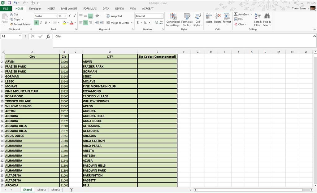 How to combine matching data sets in Excel - Microsoft Q&A