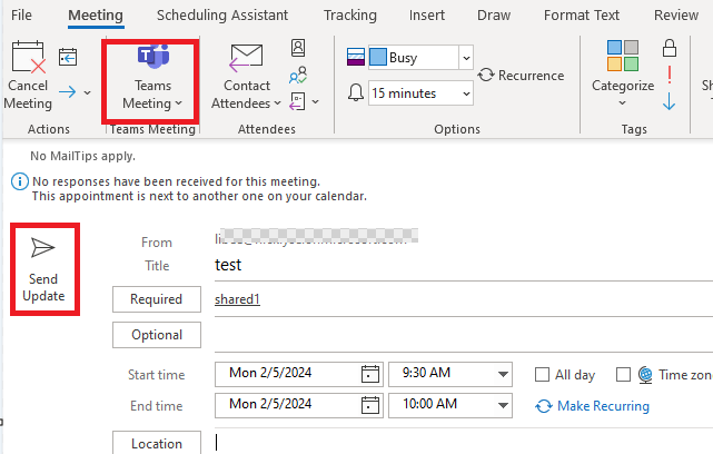 Converting an Outlook Meeting to a Teams Meeting - Microsoft Q&A