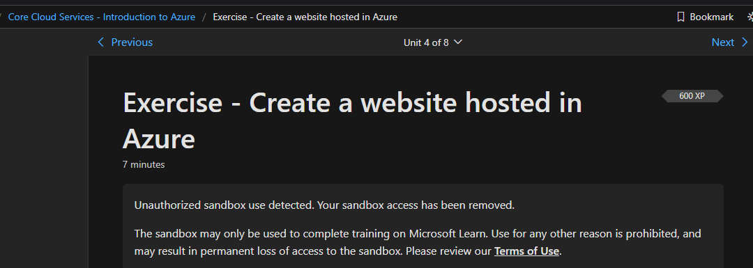 Azure Sandbox For Learning Microsoft Q A