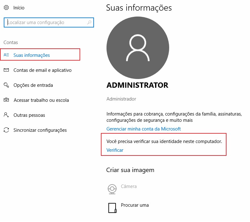 Windows 10 - "Precisamos corrigir sua conta da Microsoft (é provável ...