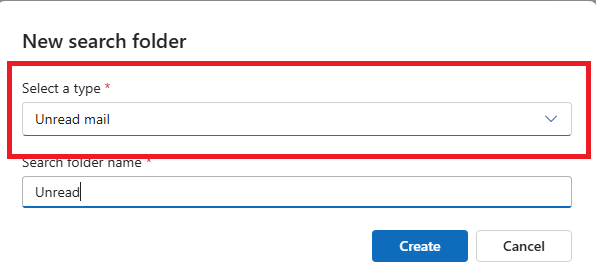 Can I have an unread email folder in Outlook 365? - Microsoft Q&A