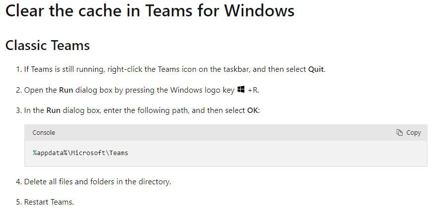 User gets "Something went wrong" message when accessing Files in Teams ...