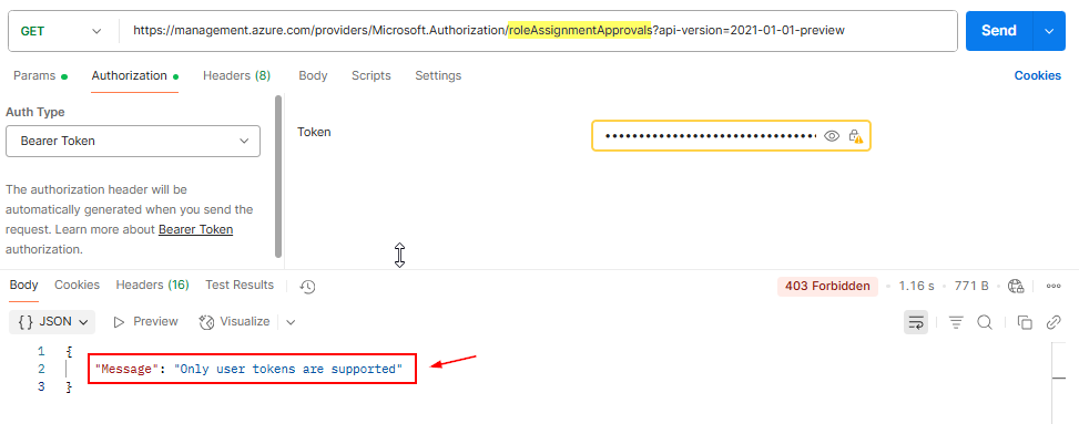 Unable to Access Azure RBAC PIM Approval Data via App-Only Token ...